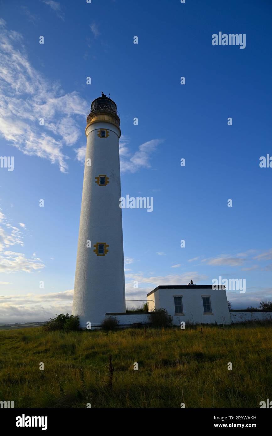 Barns Ness Lighthouse east Lothian Stock Photo - Alamy