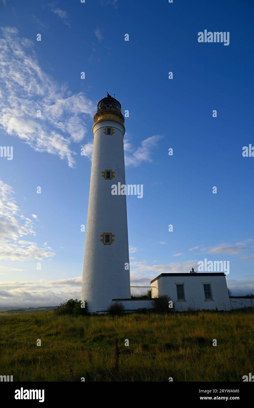 Barns Ness Lighthouse east Lothian Stock Photo - Alamy