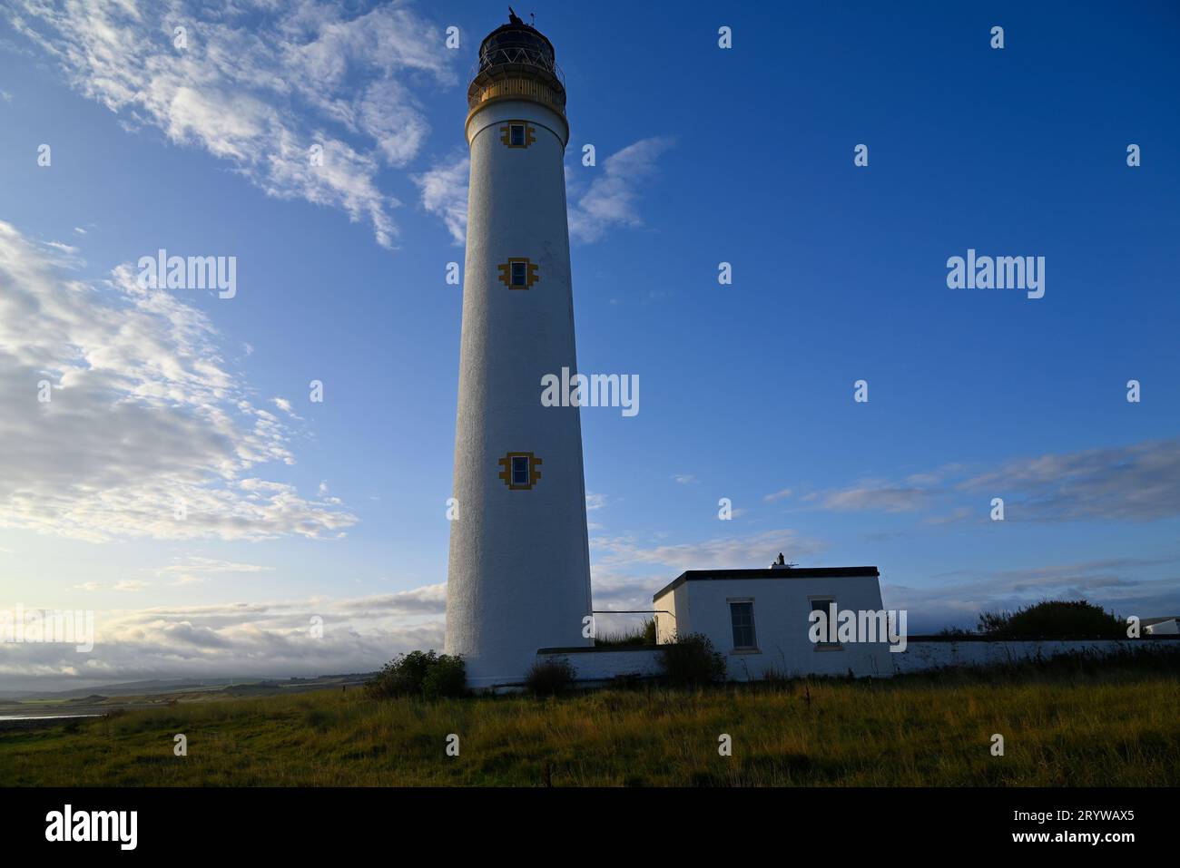 Barns Ness Lighthouse east Lothian Stock Photo - Alamy