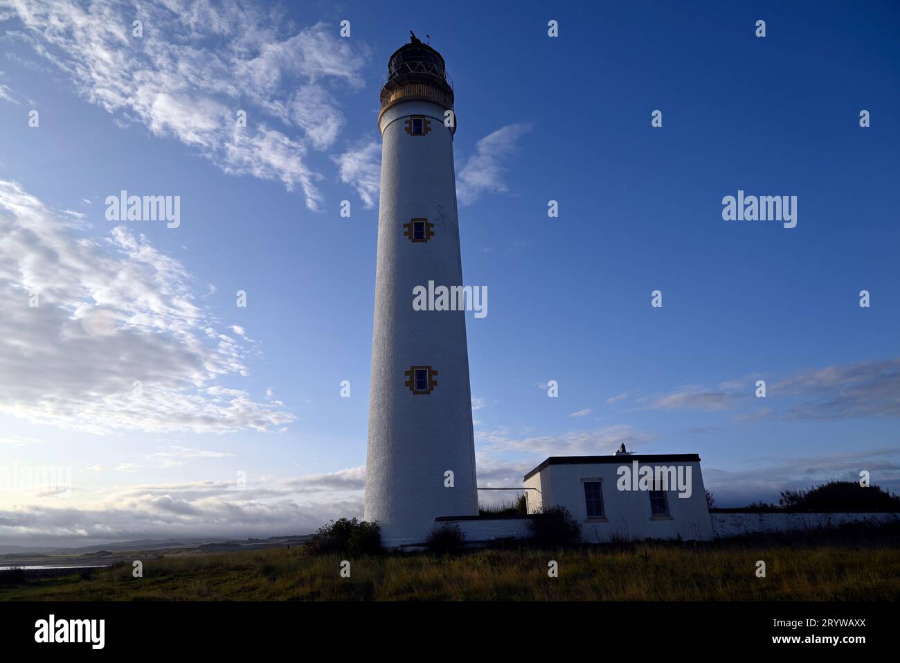 Barns Ness Lighthouse east Lothian Stock Photo - Alamy