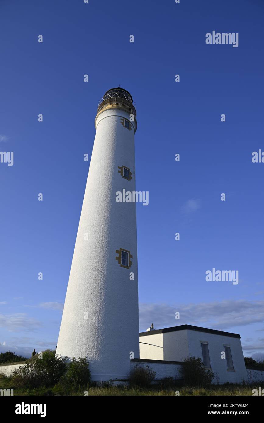 Barns Ness Lighthouse east Lothian Stock Photo - Alamy