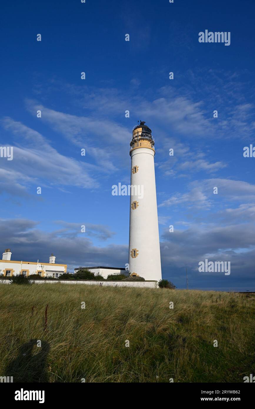 Barns Ness Lighthouse east Lothian Stock Photo - Alamy