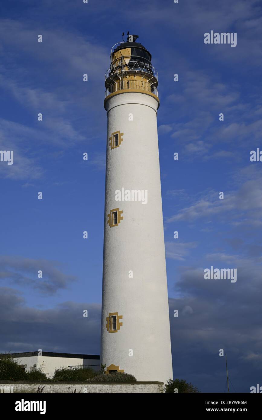 Barns Ness Lighthouse east Lothian Stock Photo - Alamy