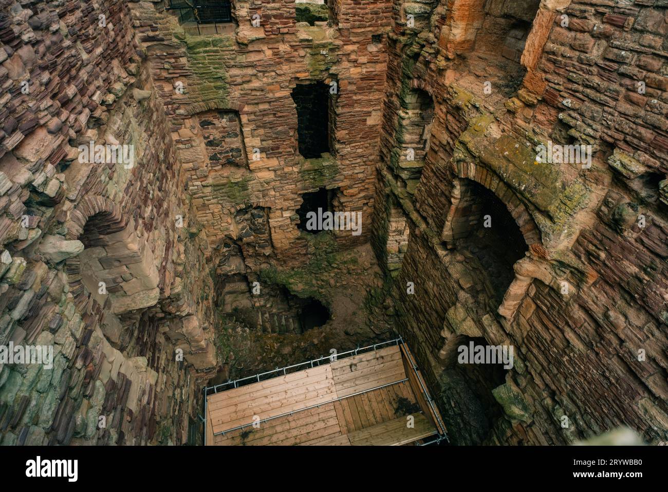 old street with historic buildings in the town centre of Alnwick in ...