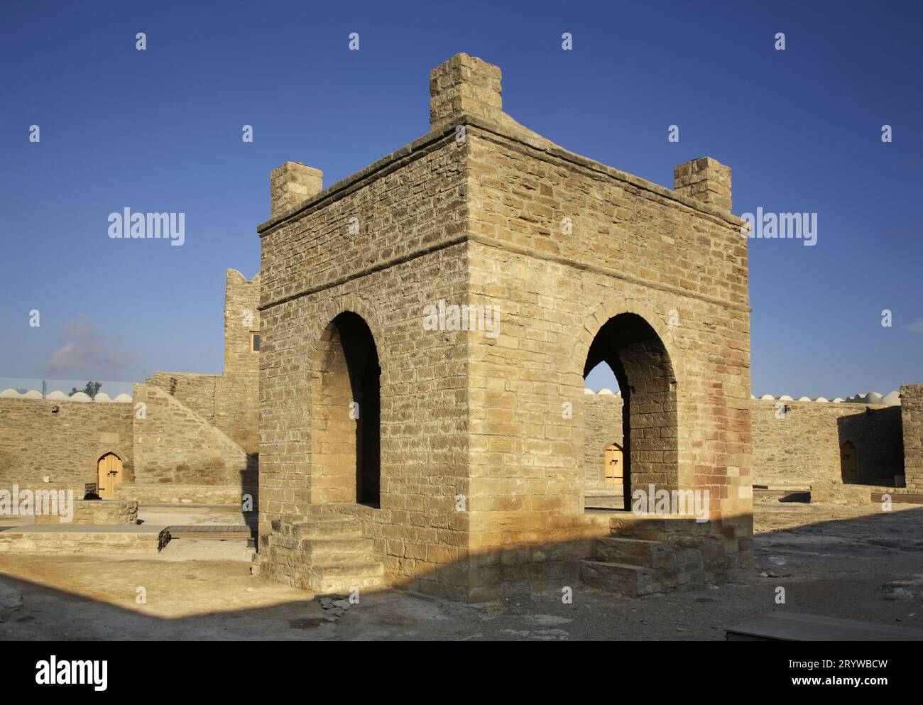 Ateshgah of Baku (Fire Temple in Suraxanı). Azerbaijan Stock Photo - Alamy