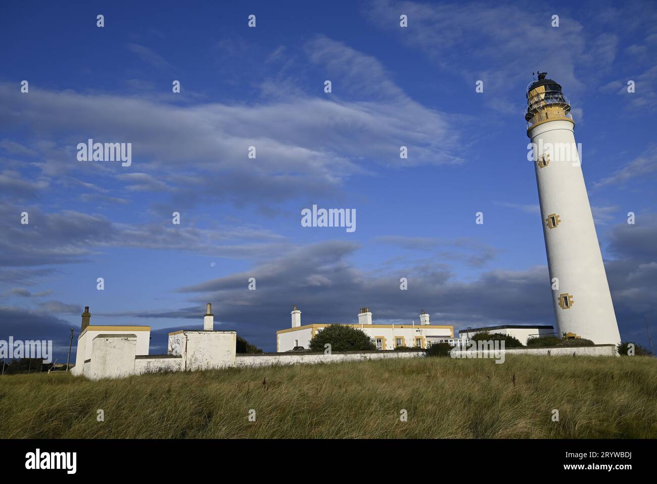 Barns Ness Lighthouse east Lothian Stock Photo - Alamy