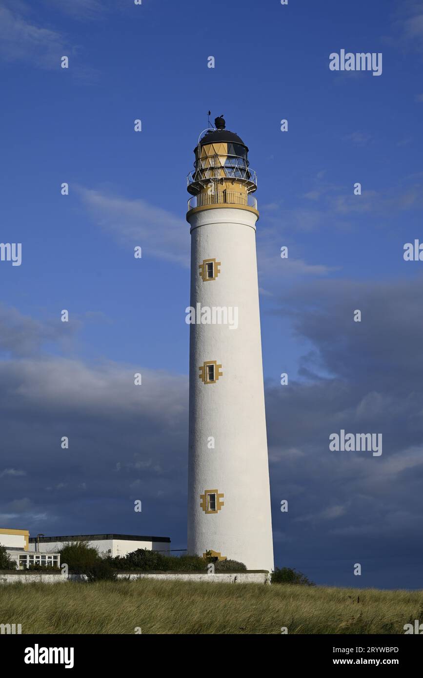 Barns Ness Lighthouse east Lothian Stock Photo - Alamy