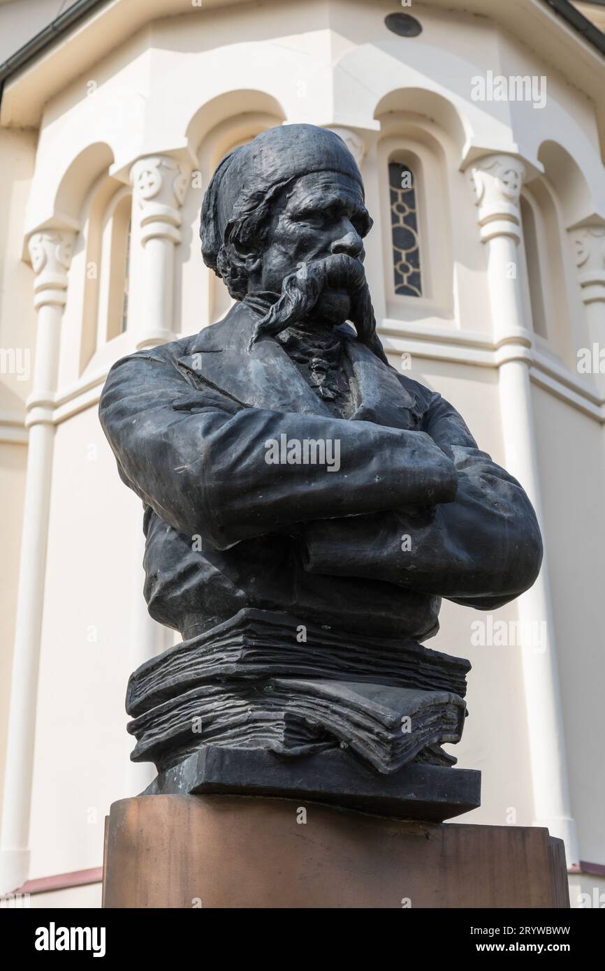 Monument to Vuk Stefanović Karadžić, Ljubljana, Slovenia Stock Photo ...