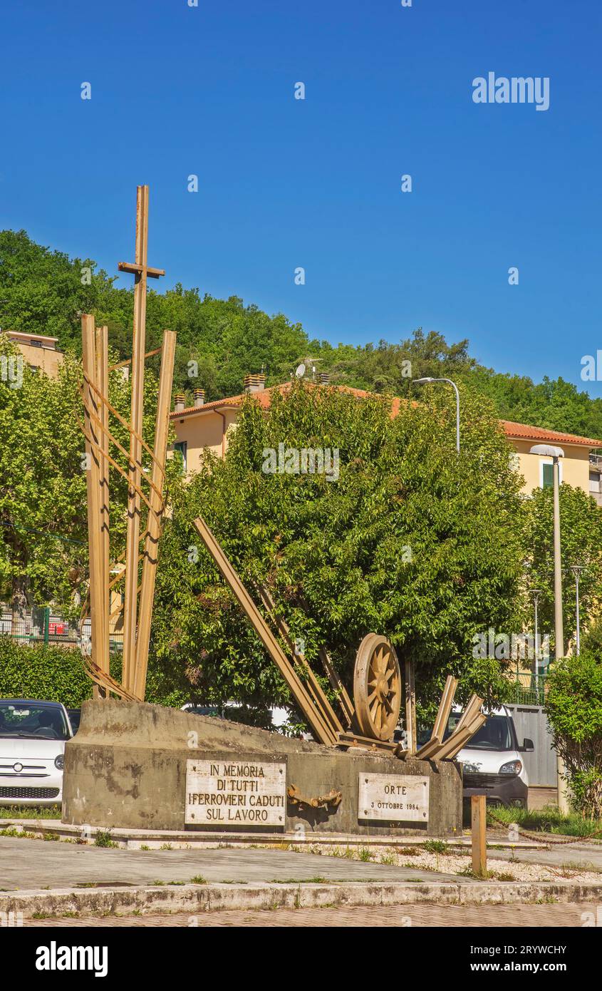Monument in memory of all railway workers who fell on job at Railway ...
