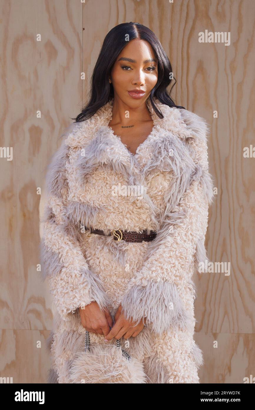Munroe Bergdorf arrives for the Stella McCartney Spring/Summer 2024 ...