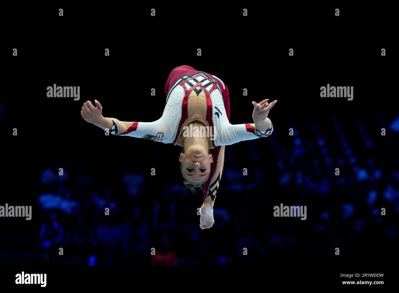 Antwerp, Belgium. 2nd Oct, 2023. Karina Schoenmaier (GER) on the ...