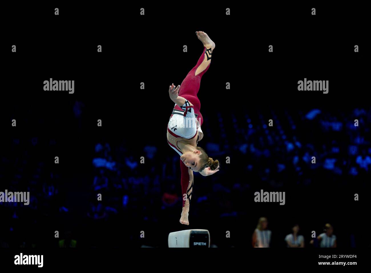 Antwerp, Belgium. 2nd Oct, 2023. Karina Schoenmaier (GER) on the ...