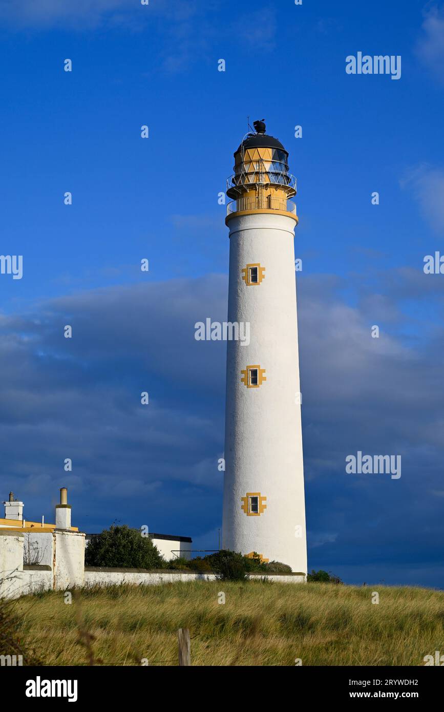 Barns Ness Lighthouse east Lothian Stock Photo - Alamy