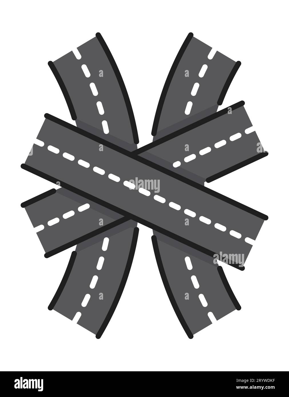 Highway Road Line Icon Traffic Route Speed Road Freeway Or Speedway