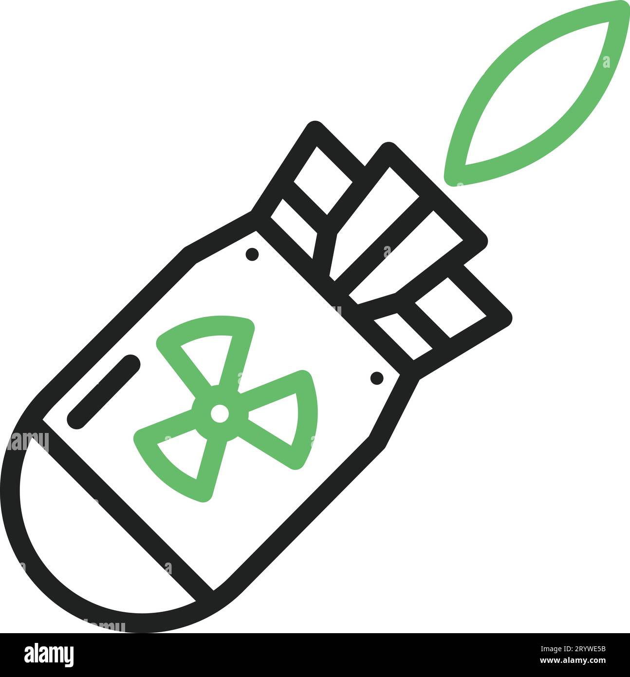 Atomic Bomb icon vector image Stock Vector Image & Art - Alamy