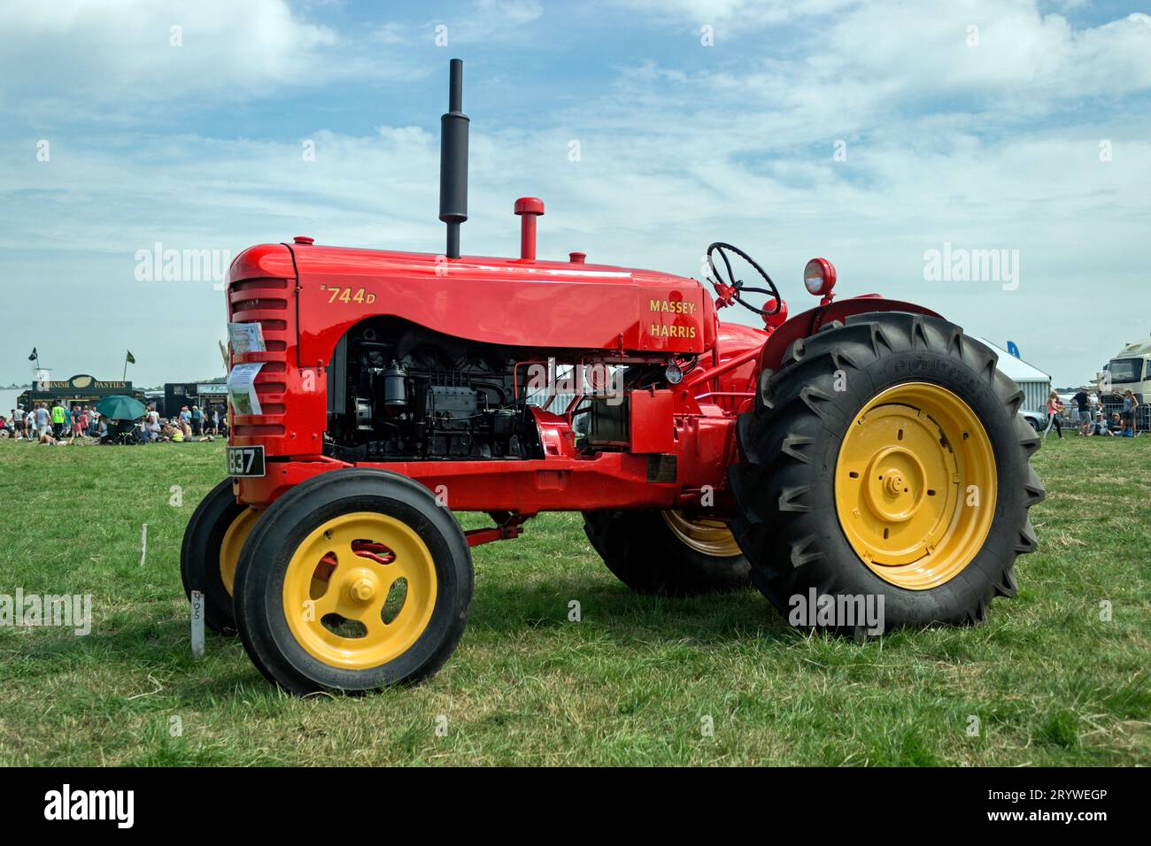 Massey Harris 744D. Cumbria Steam Gathering 2023 Stock Photo - Alamy