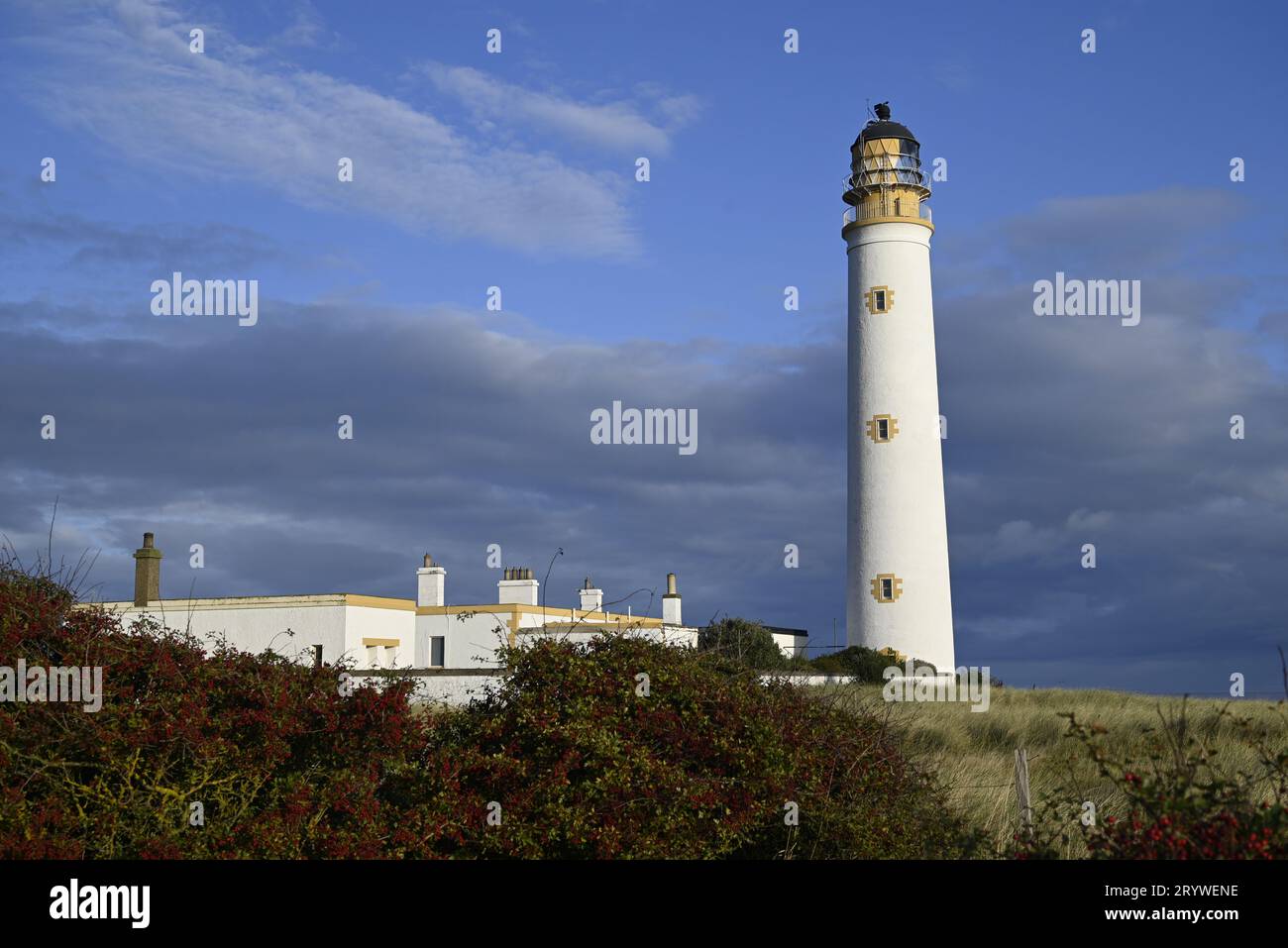 Barns Ness Lighthouse east Lothian Stock Photo - Alamy