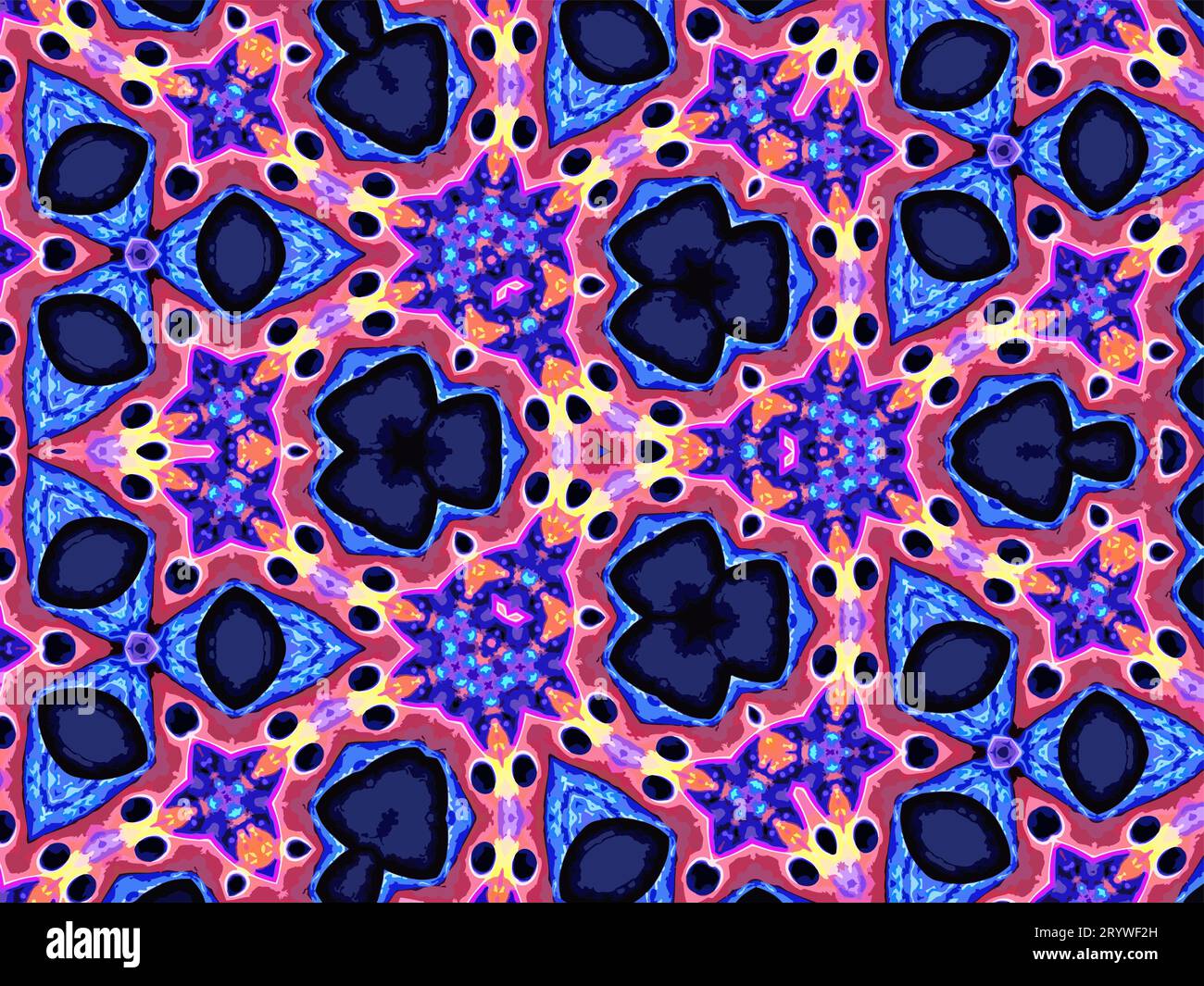 "A vibrant Abstract Kaleidoscope Art these art pieces capture striking ...