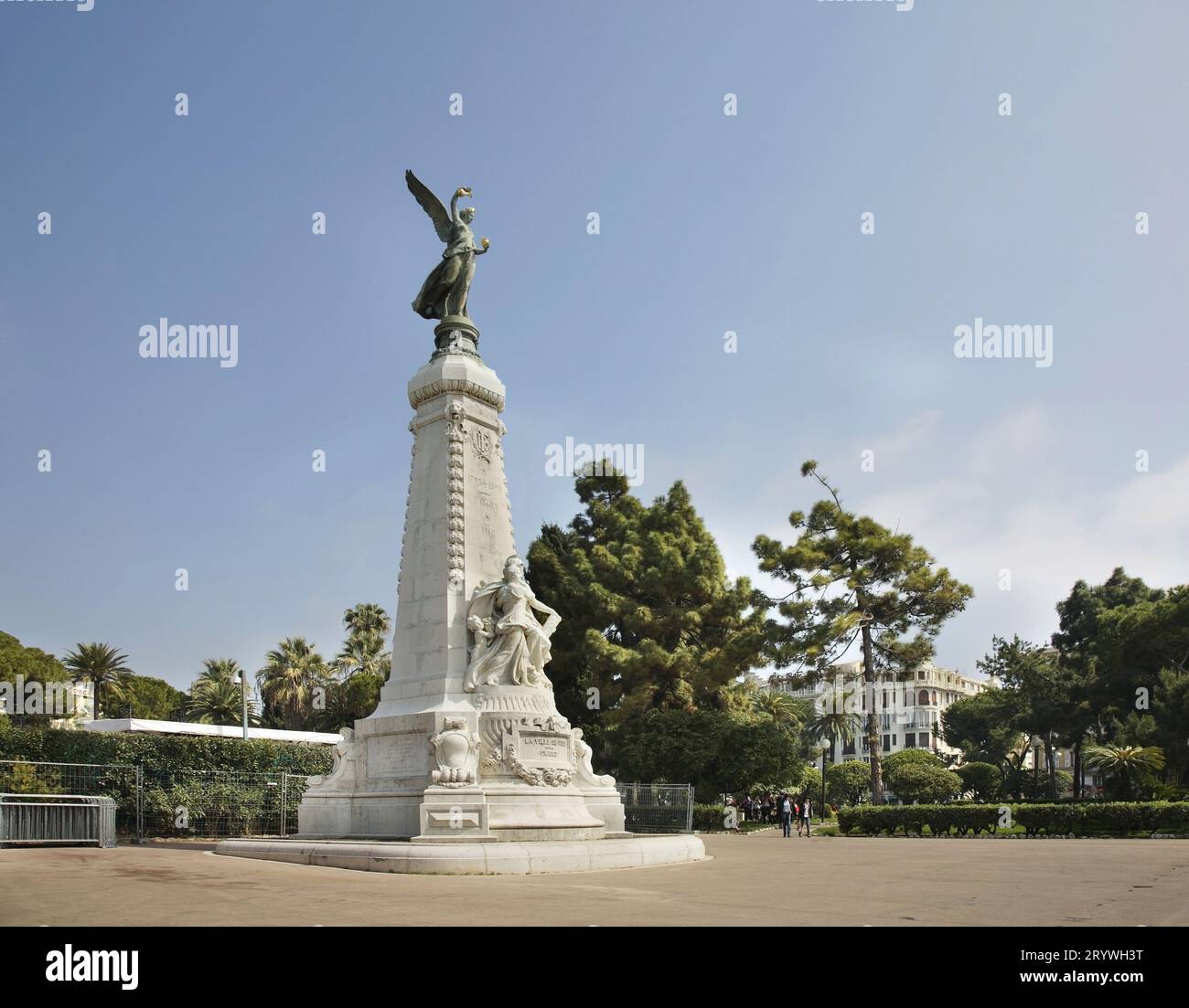Monument du Centenaire (Monument of accession of Nice to France) in ...
