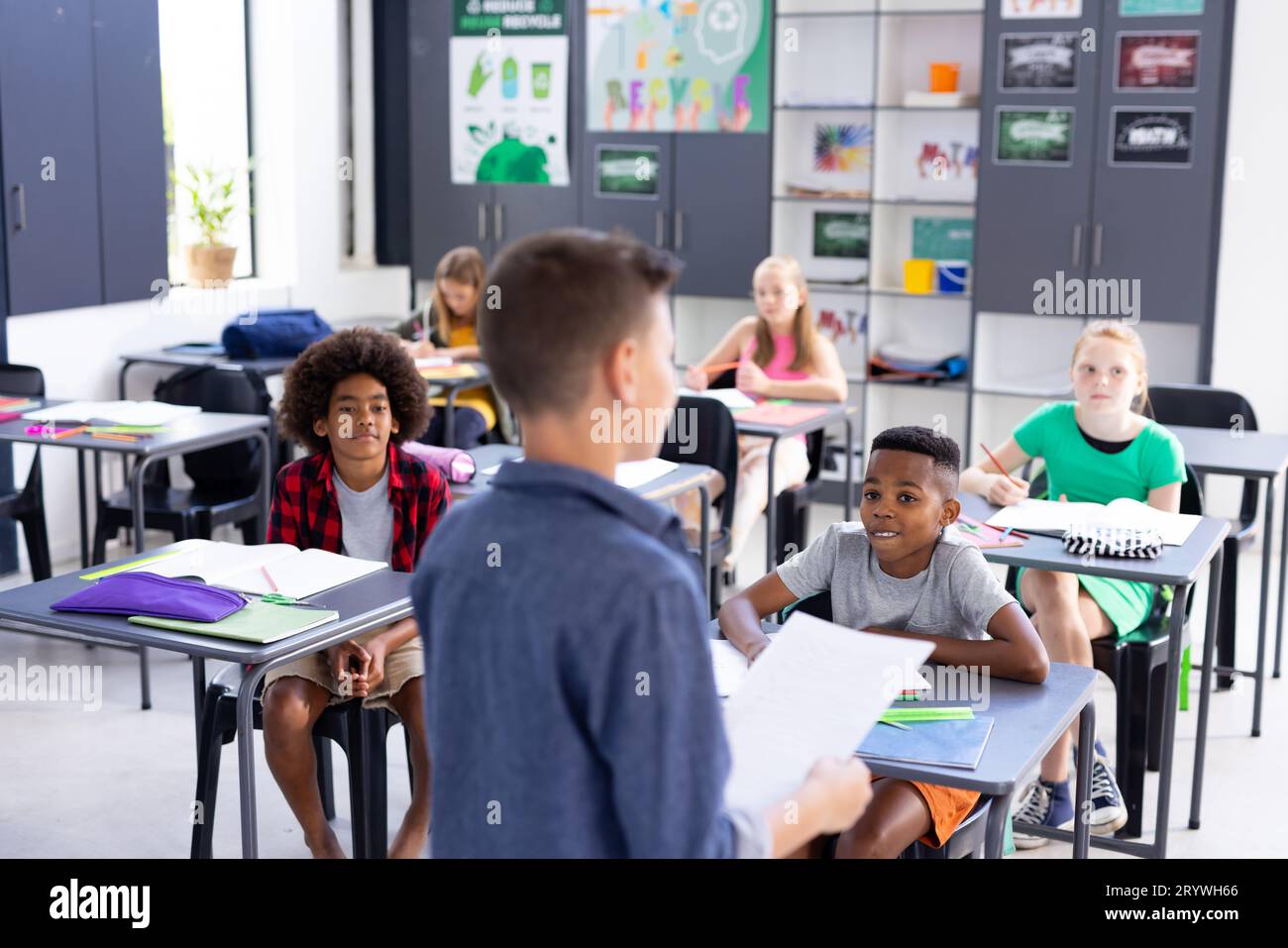 Diverse schoolboy hi-res stock photography and images - Alamy