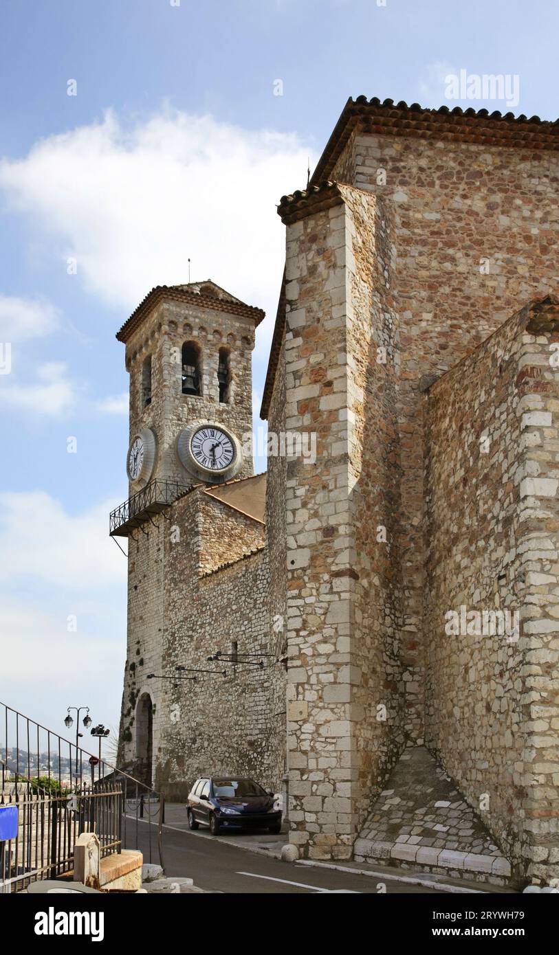 Cannes castle church old hi-res stock photography and images - Alamy