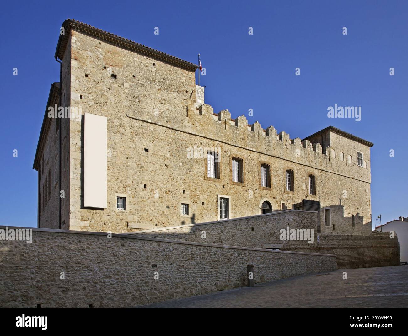 Grimaldi castle in Antibes. France Stock Photo - Alamy