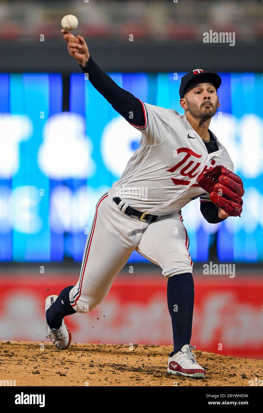 MINNEAPOLIS, MN - SEPTEMBER 22: Minnesota Twins Pitcher Pablo Lopez (49 ...