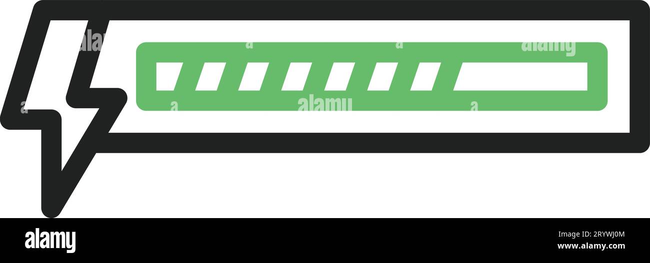 Energy Bar icon vector image. Suitable for mobile application web ...