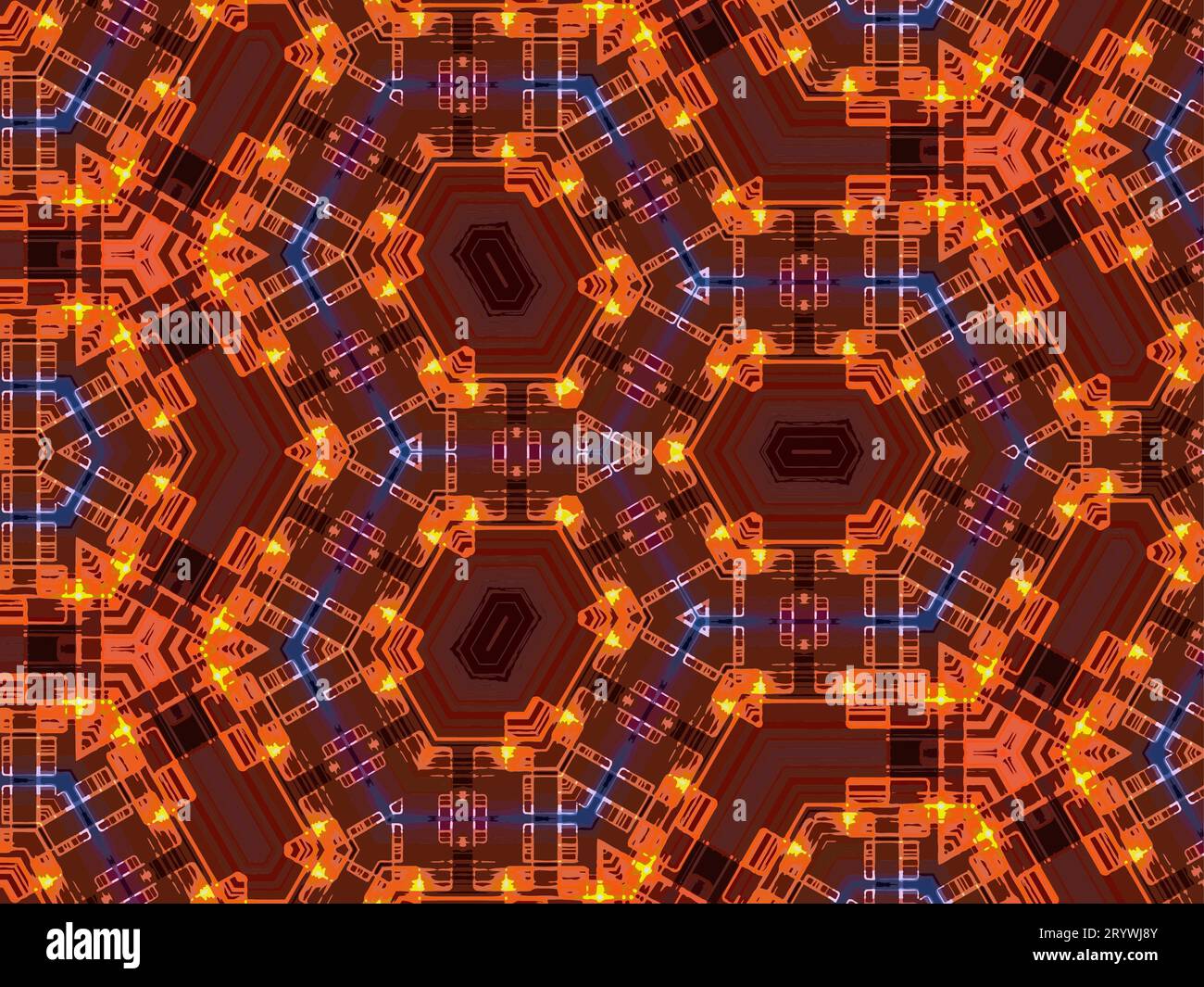 "A vibrant Abstract Kaleidoscope Art these art pieces capture striking ...