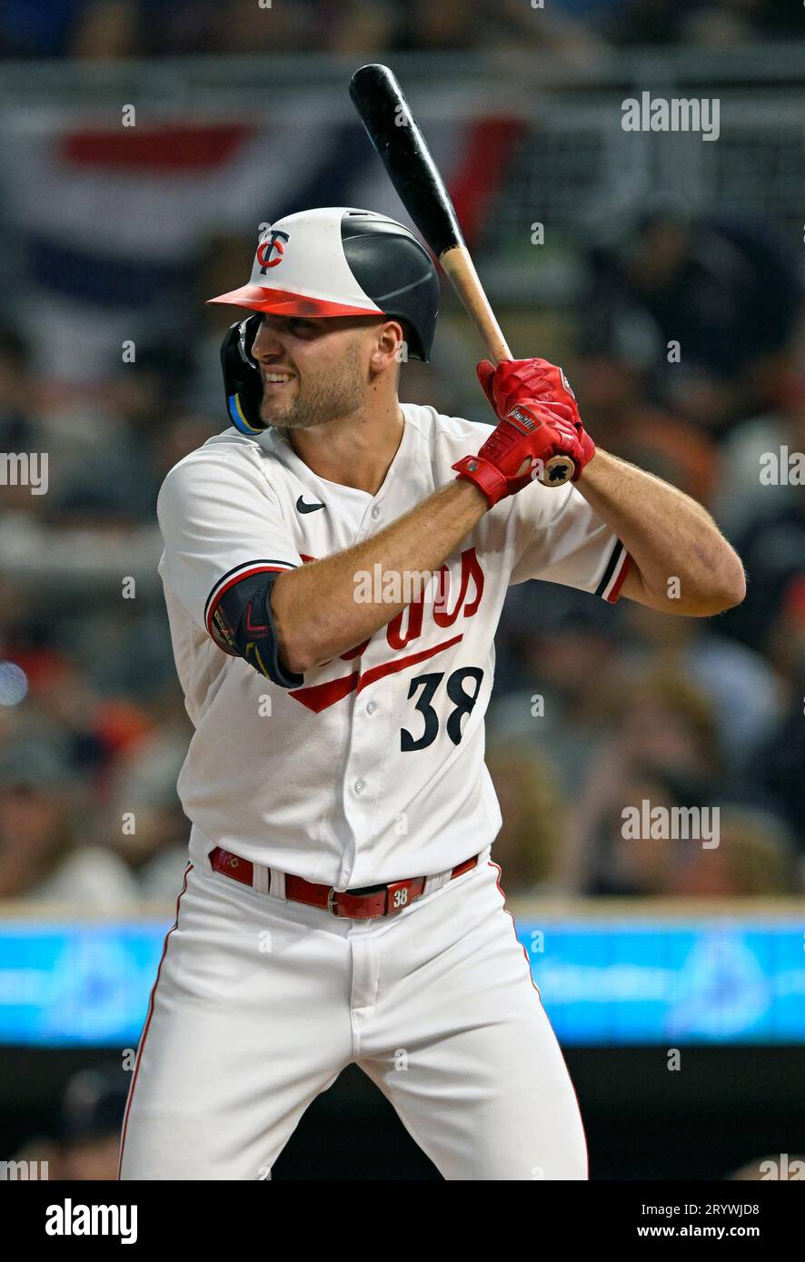 MINNEAPOLIS, MN - SEPTEMBER 22: Minnesota Twins Outfield Matt Wallner ...