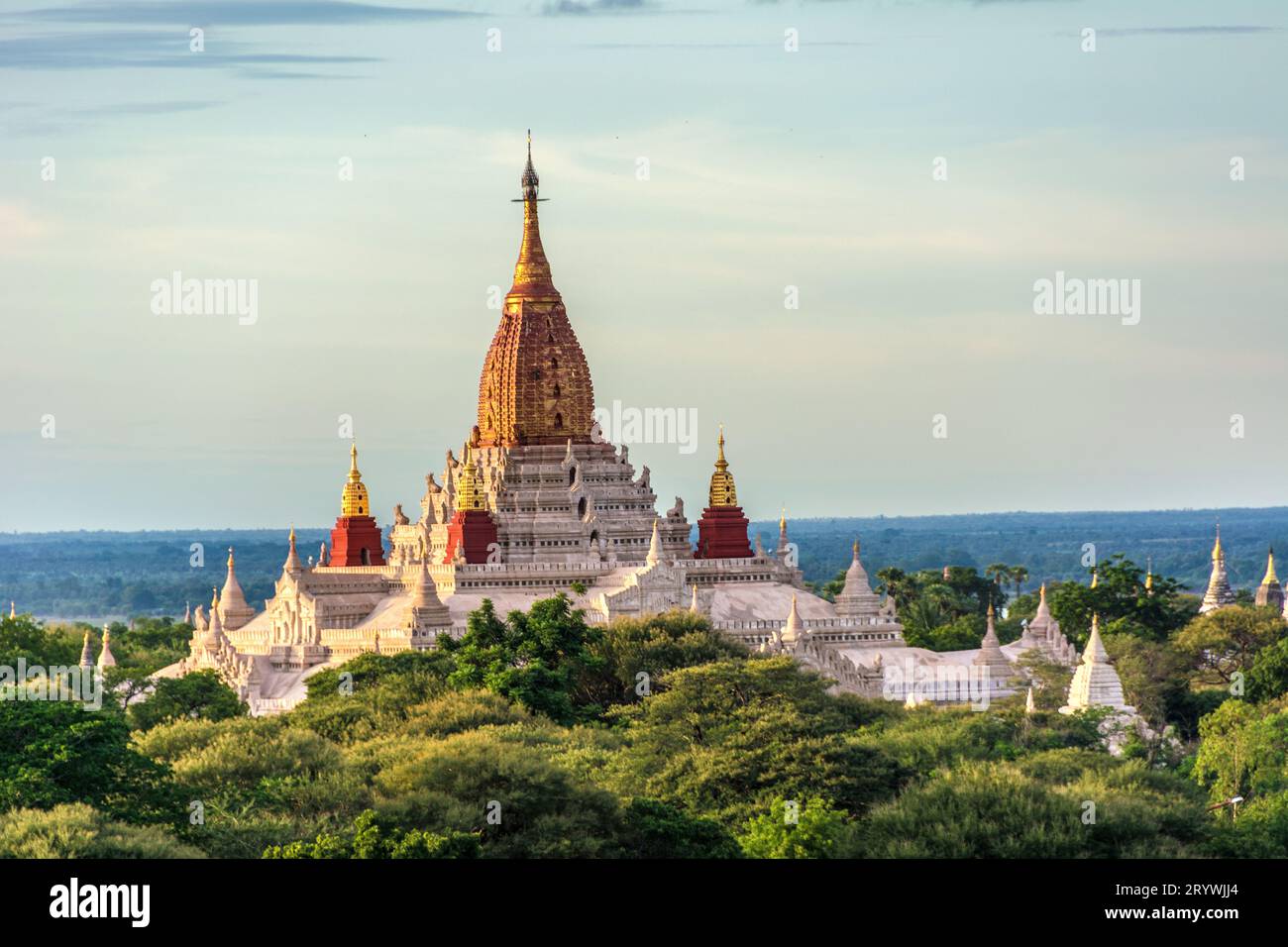 The Ananda Temple, located in Bagan, Myanmar, Is a Buddhist temple ...