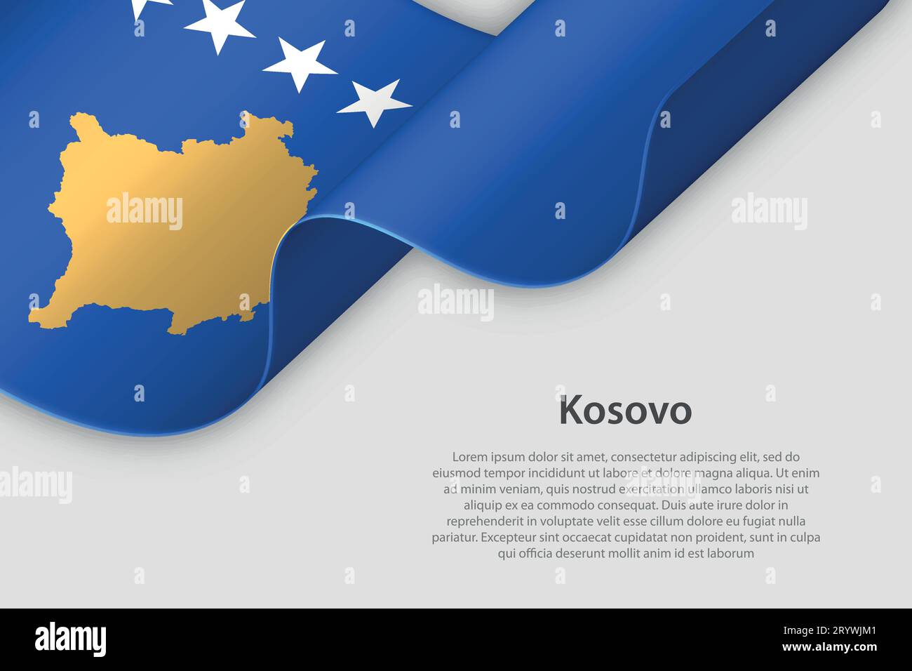 National flag kosovo hi-res stock photography and images - Alamy