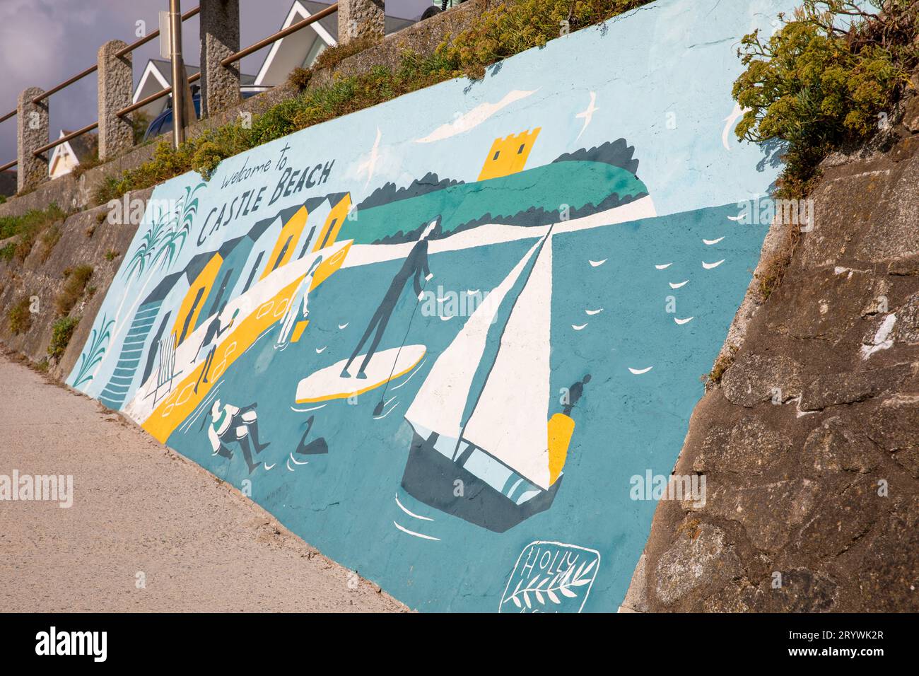 Cornwall welcome cornish sign hi-res stock photography and images - Alamy