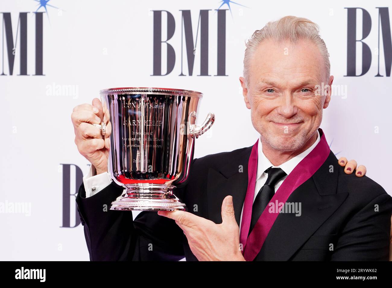 Gary Kemp after being presented with the BMI Icon Award at the BMI ...