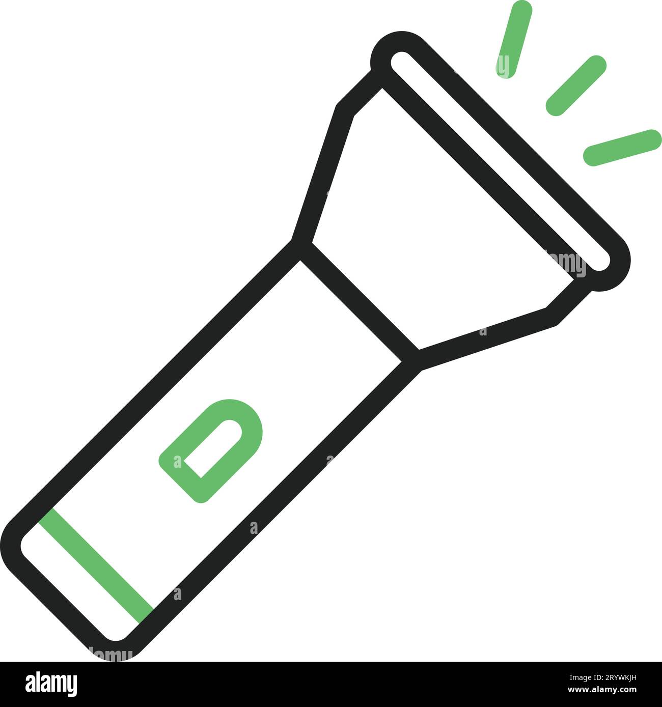 Flashlight icon vector image Stock Vector Image & Art - Alamy