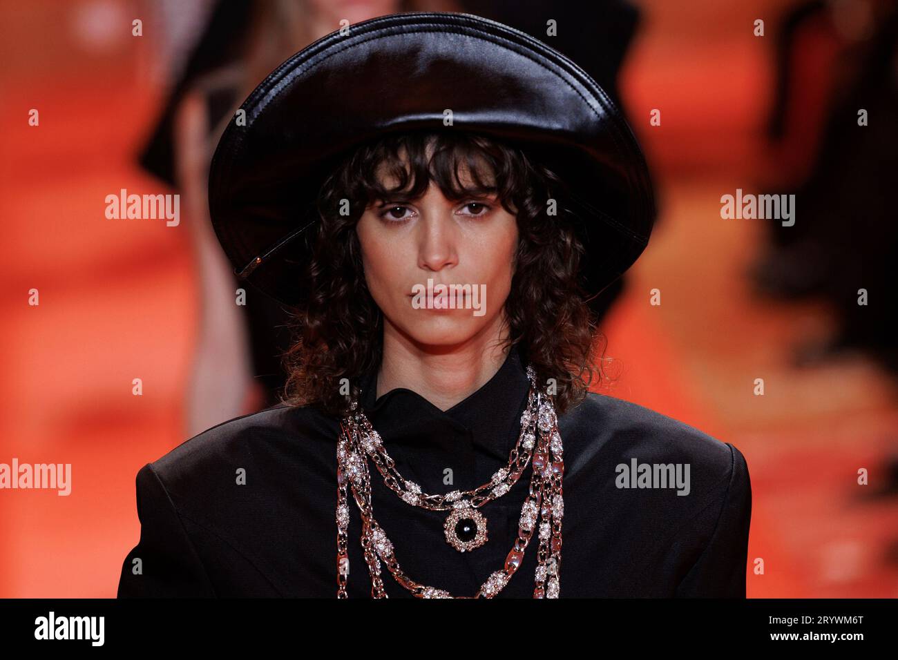 Models wear creations for the Louis Vuitton Spring/Summer 2024 ...