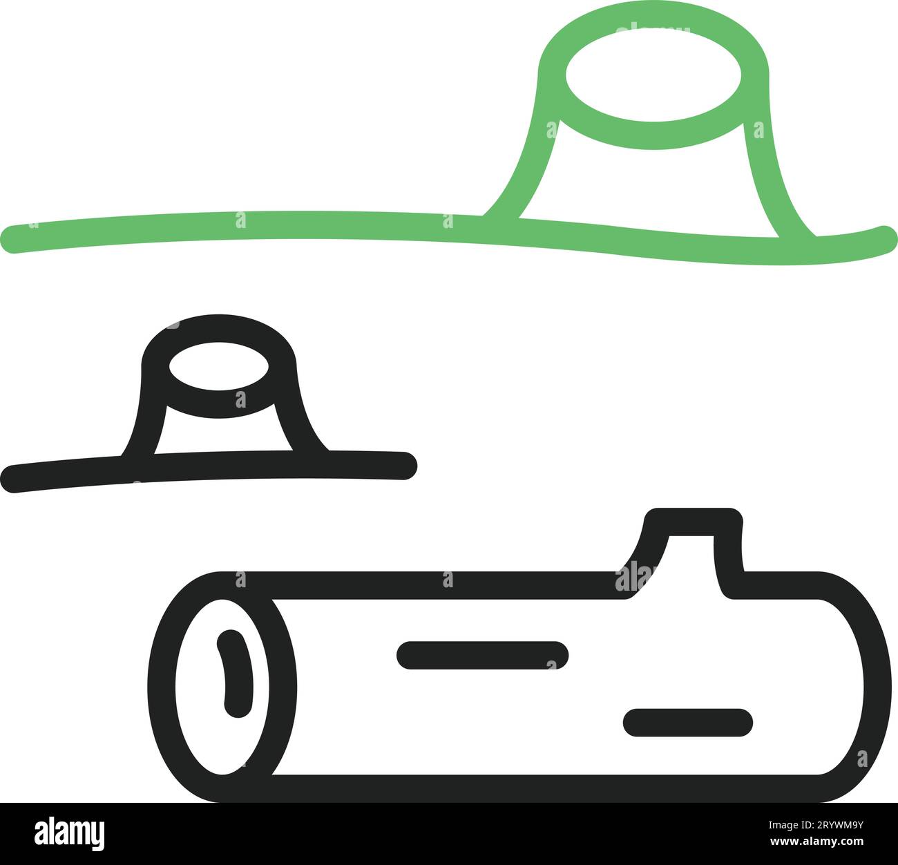 Deforestation icon vector image. Suitable for mobile application web application and print media ...