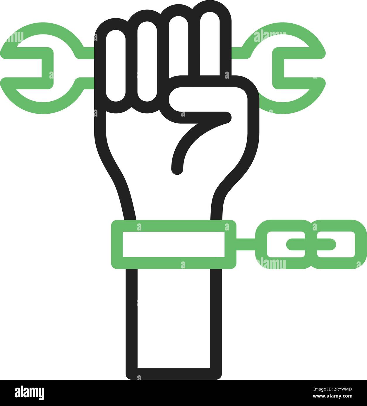 Forced Labour icon vector image Stock Vector Image & Art - Alamy