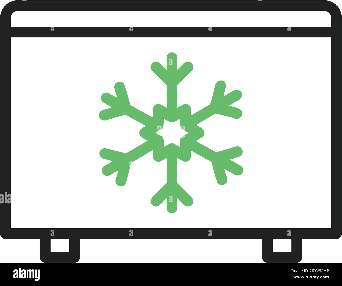 Freezer icon vector image Stock Vector Image & Art - Alamy
