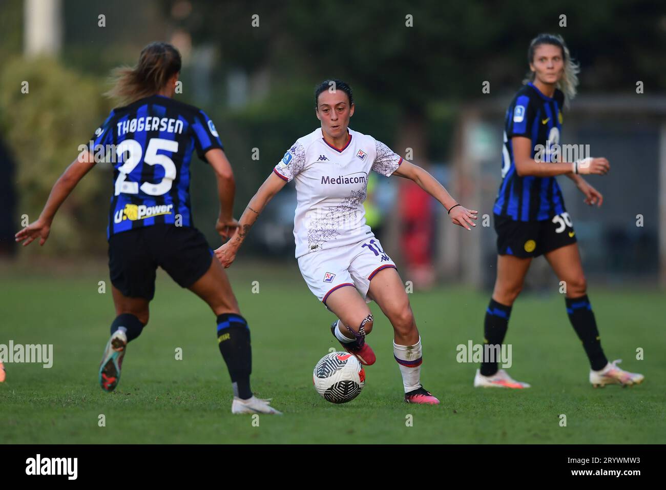 Michela Catena (ACF Fiorentina) in action during FC Internazionale ...