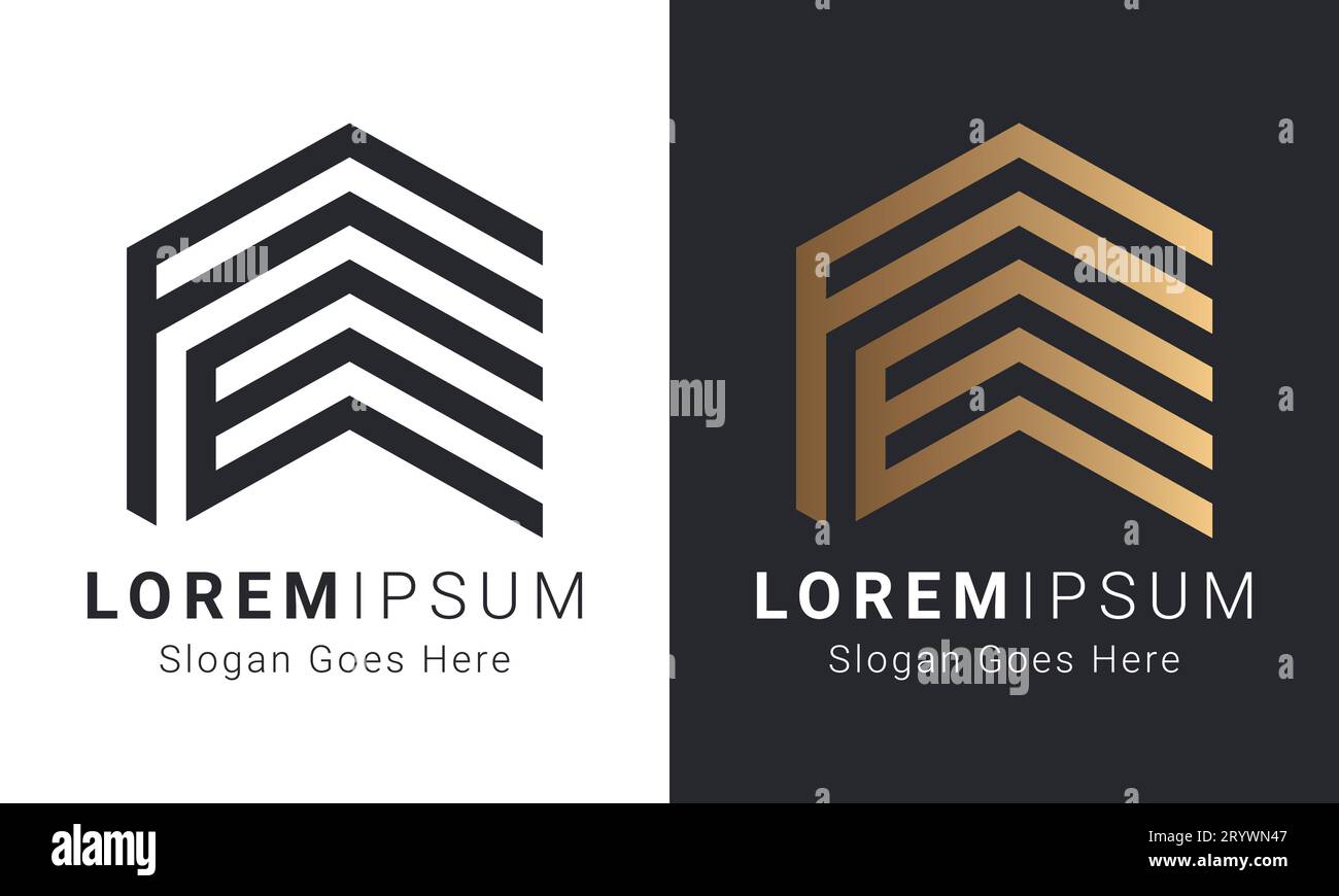 Fe logo design hi-res stock photography and images - Alamy