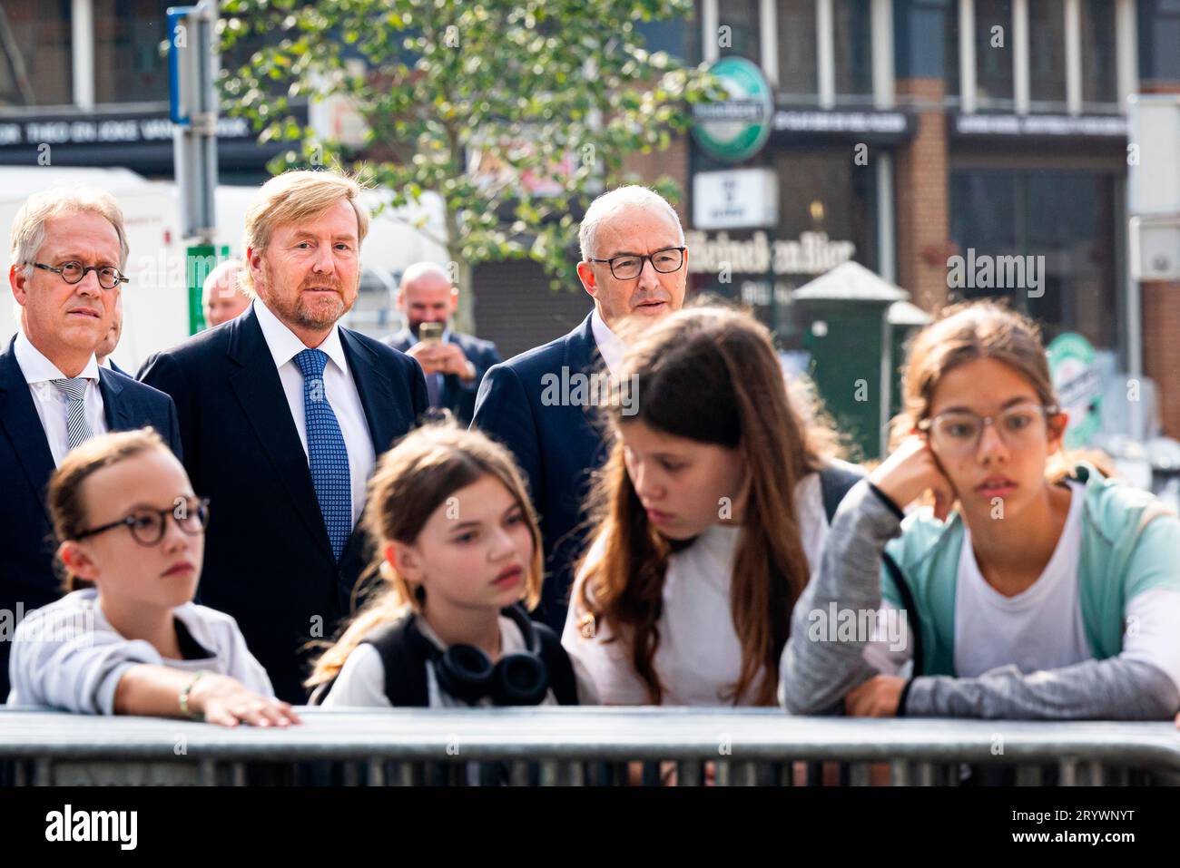 ROTTERDAM, NETHERLANDS - OCTOBER 2: King Willem-Alexander of the ...