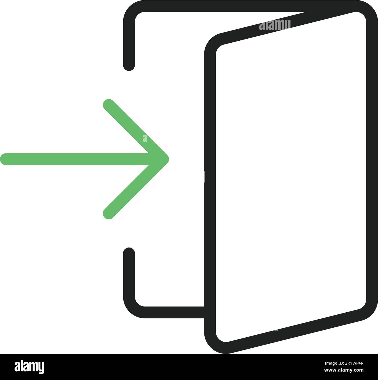 Log In icon vector image Stock Vector Image & Art - Alamy