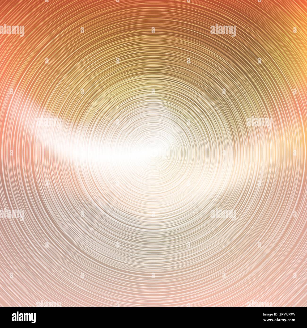 Abstract Colorful Concentric Circles Pattern on Blurred Background ...