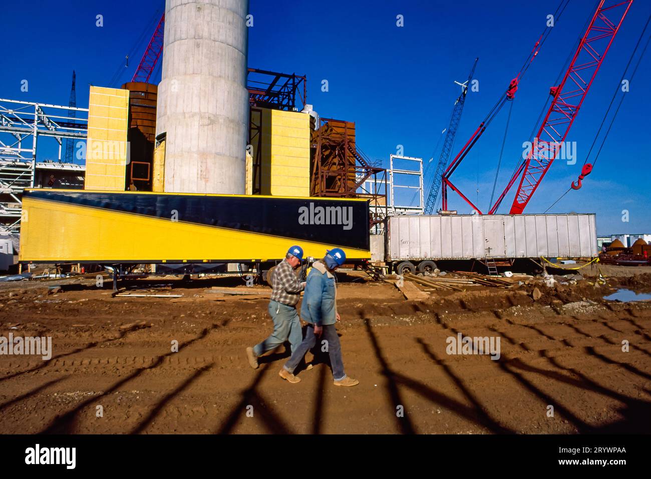 Industrial construction building site Stock Photo - Alamy