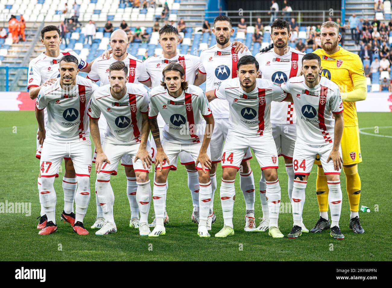 Reggio Emilia, Italy. 02nd Oct, 2023. Formation of Monza during US ...