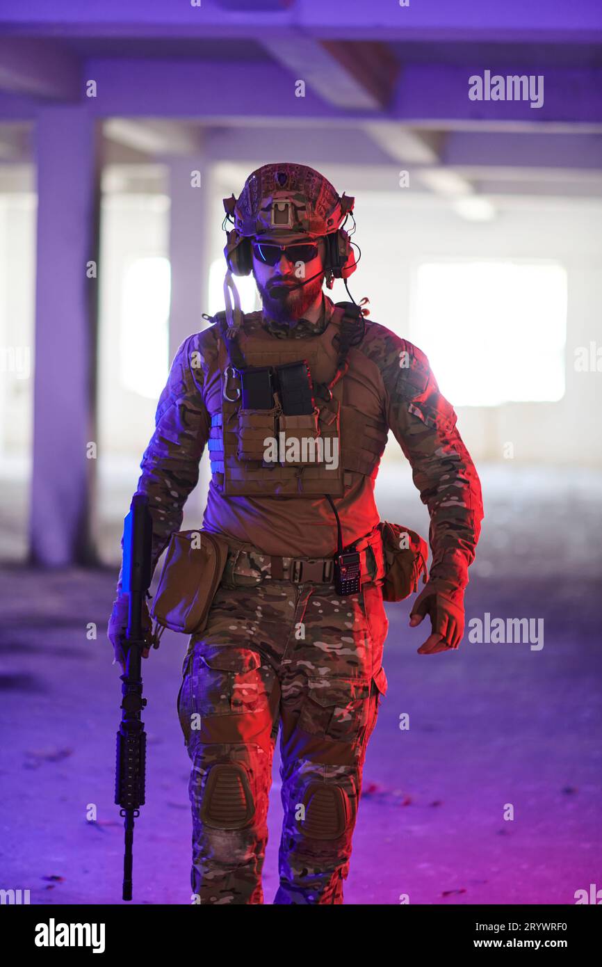 A professional soldier undertakes a perilous mission in an abandoned ...