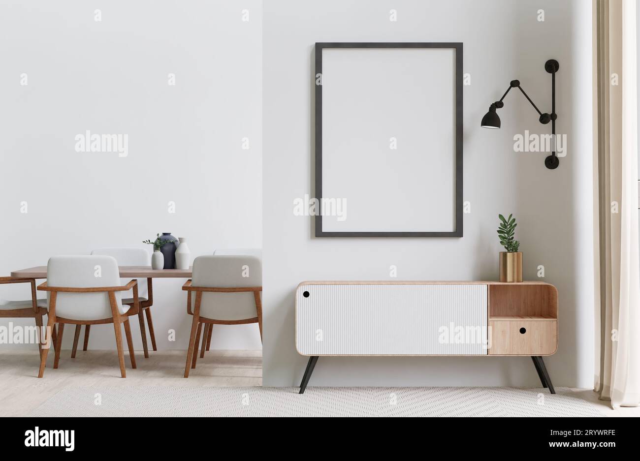 Big white living room.interior design Stock Photo - Alamy