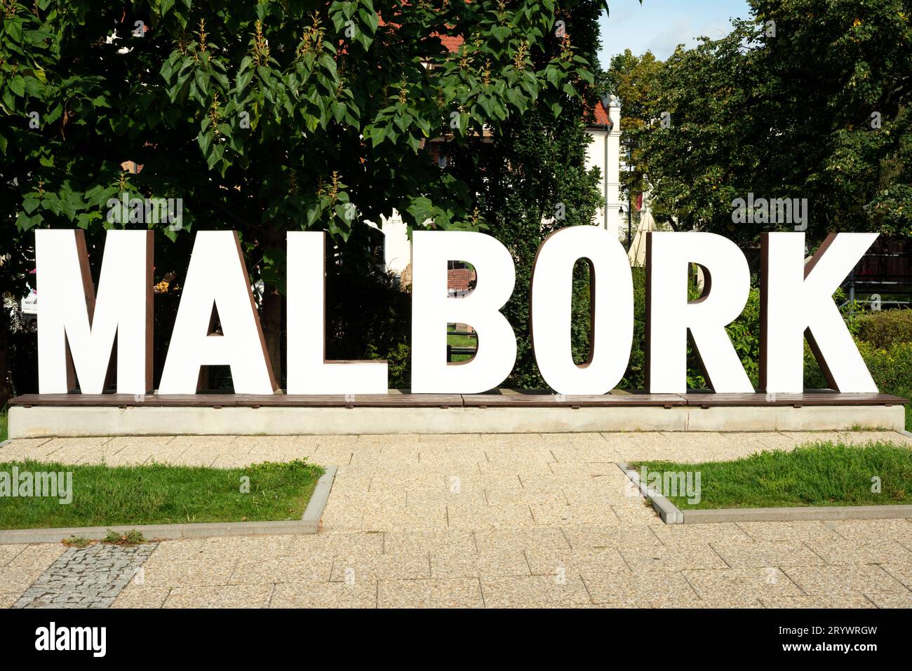 Malbork sign hi-res stock photography and images - Alamy