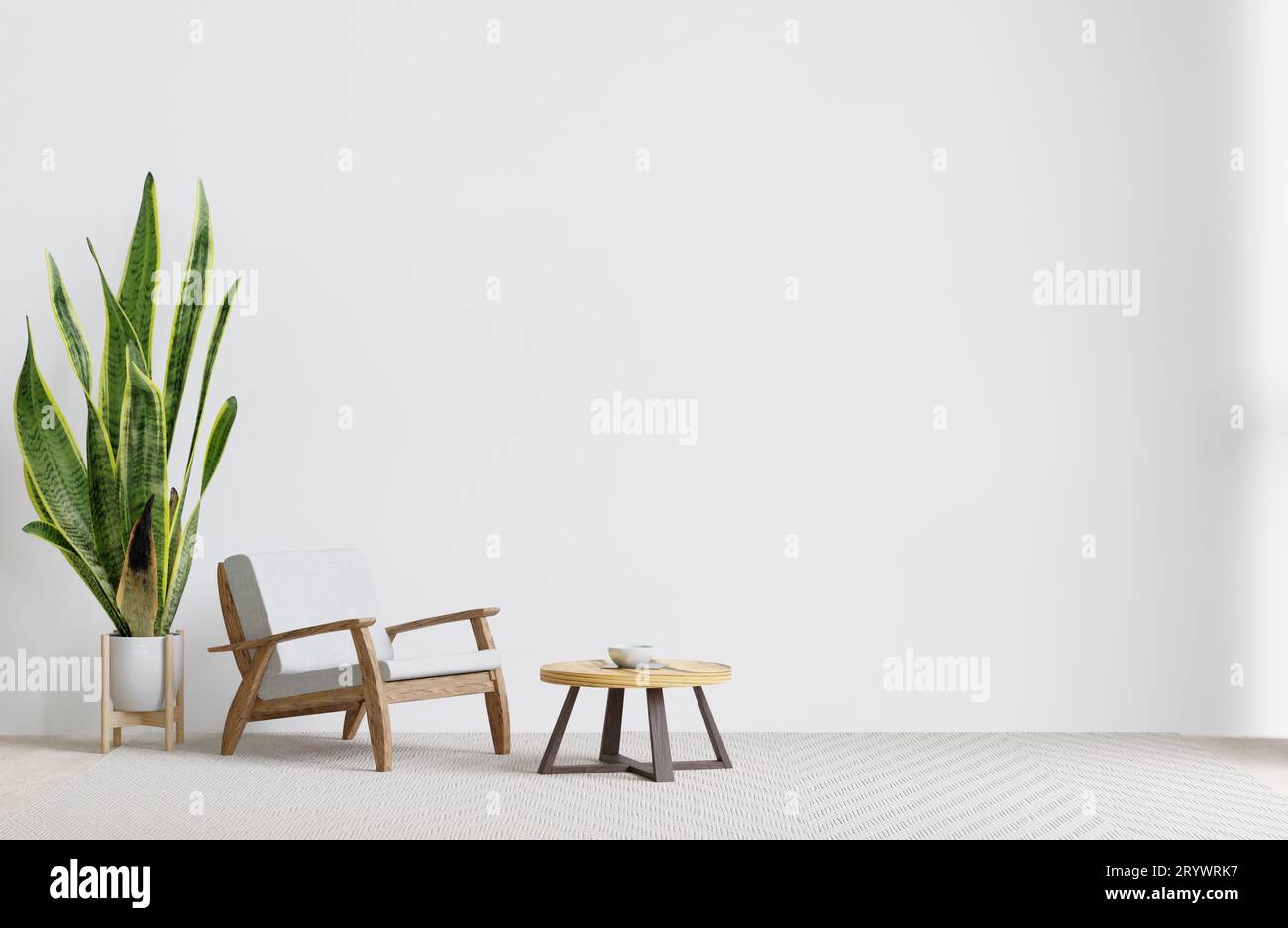 Big white living room.interior design Stock Photo - Alamy